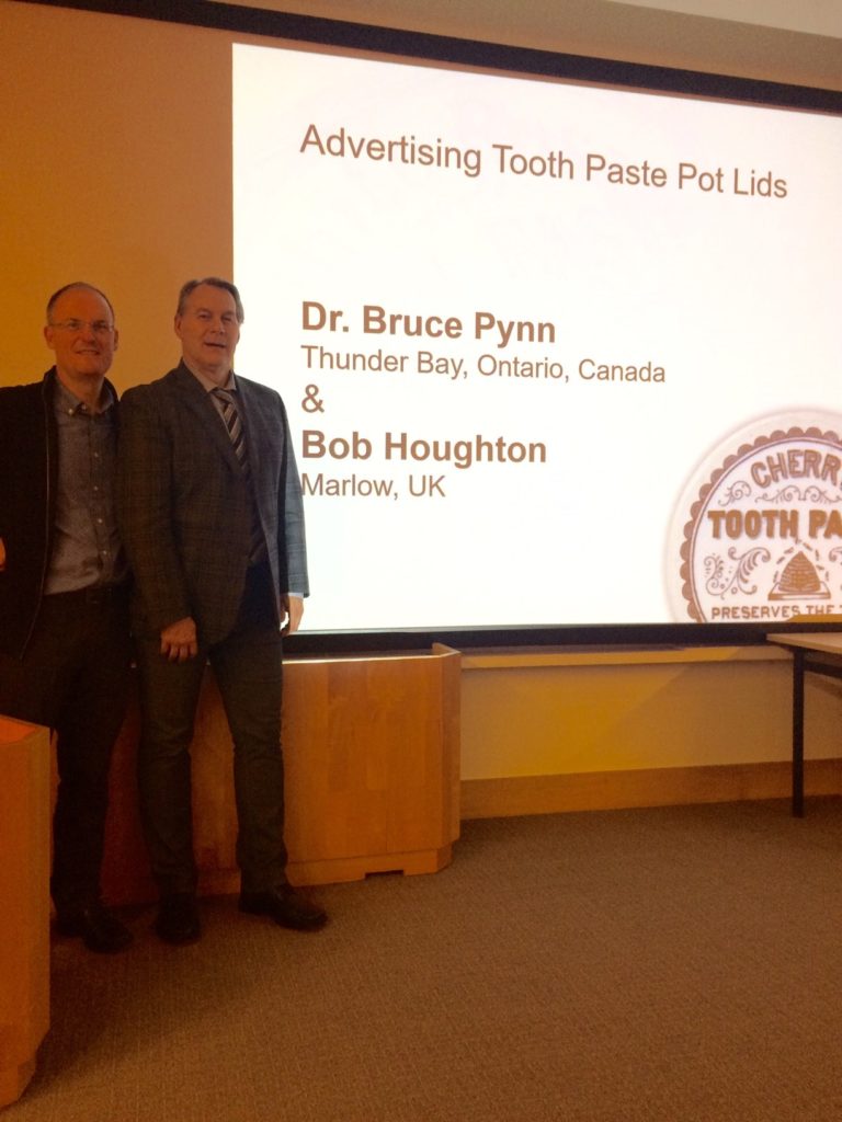 Advertising Tooth Paste Pot Lids - Oral Health Group